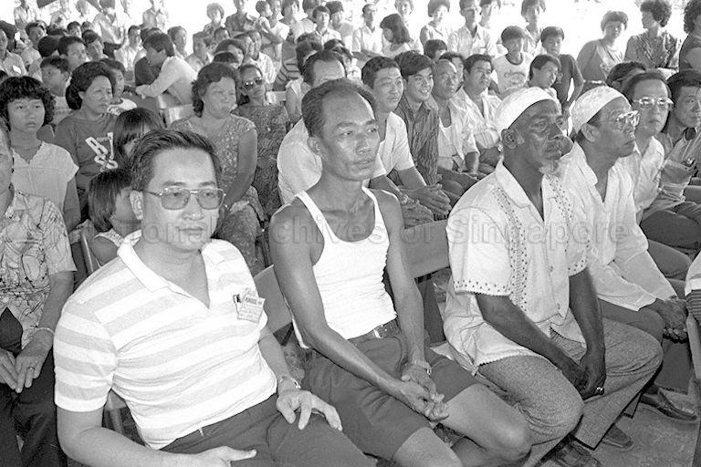 Punggol residents attending forum with Minister without