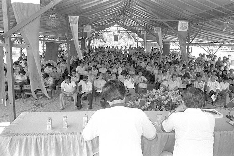 View of public forum held between Punggol residents and