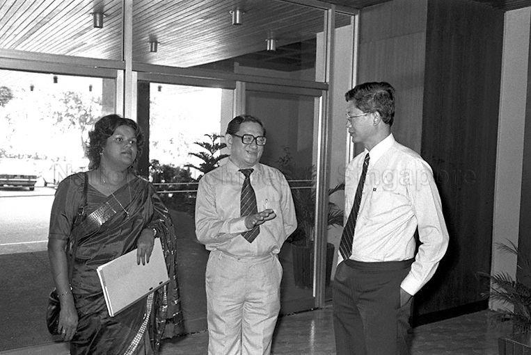 MINISTER OF STATE FOR EDUCATION DR TAY ENG SOON OFFICIATES