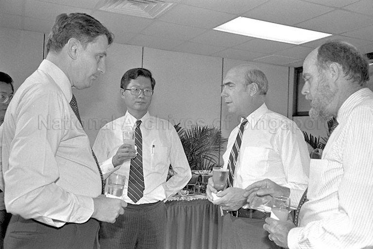 Minister of State for Education Dr Tay Eng Soon at tea