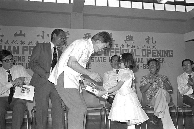 Minister of State for Culture Major Fong Sip Chee being