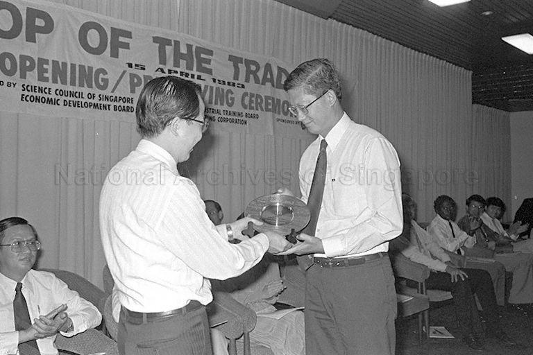 Minister of State for Education Dr Tay Eng Soon presented