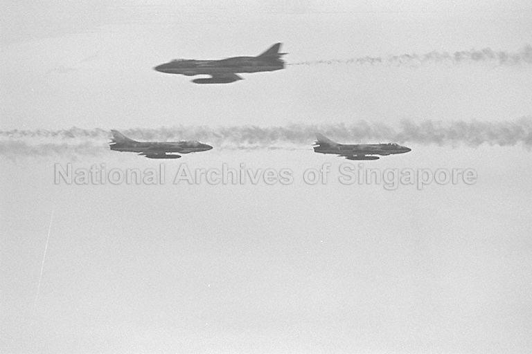 Aerial display at SAF (Singapore Armed Forces) Display '83,