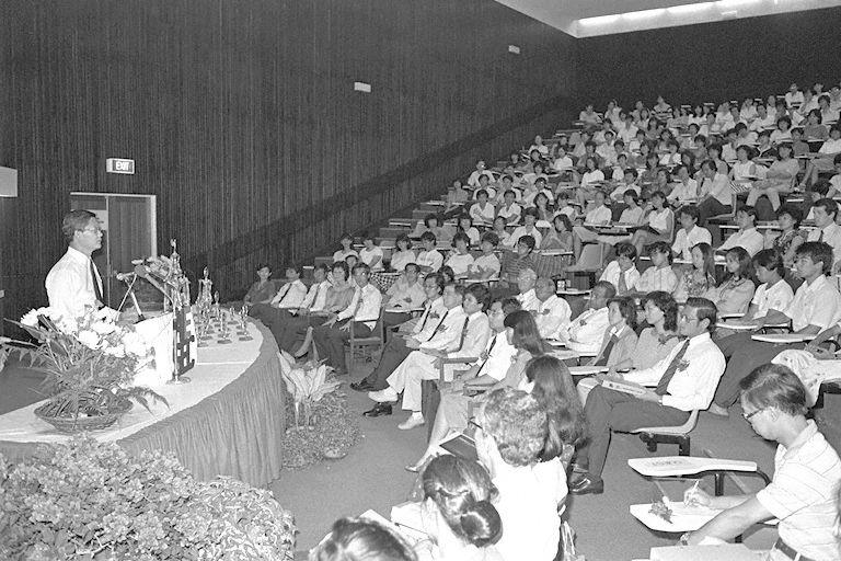 Minister of State for Education Dr Tay Eng Soon speaking at