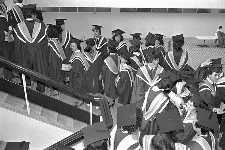 Graduands at convocation of National University of Singapore