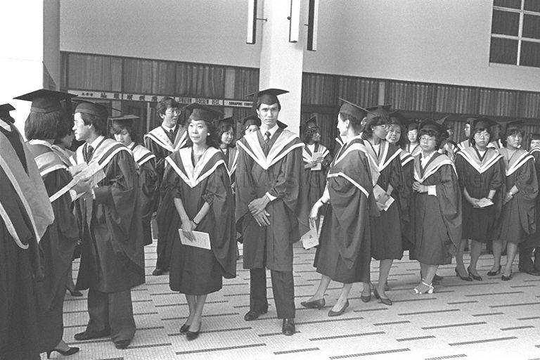 Graduands at convocation of National University of Singapore