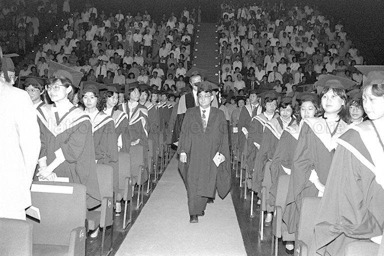Graduands at convocation of National University of Singapore