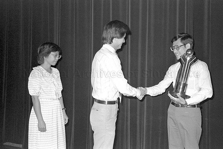 Soh Chee Keong (centre), chairman of the Community Services