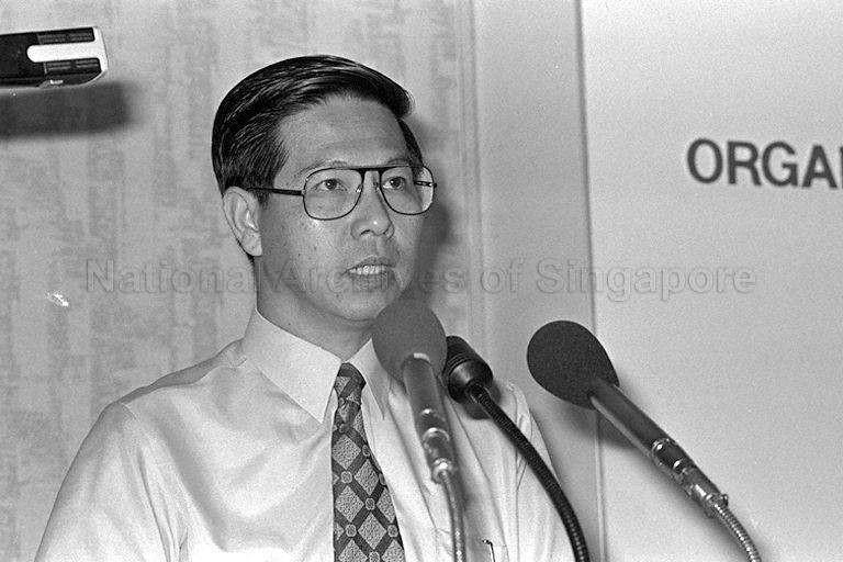 Minister without Portfolio Ong Teng Cheong, who is also