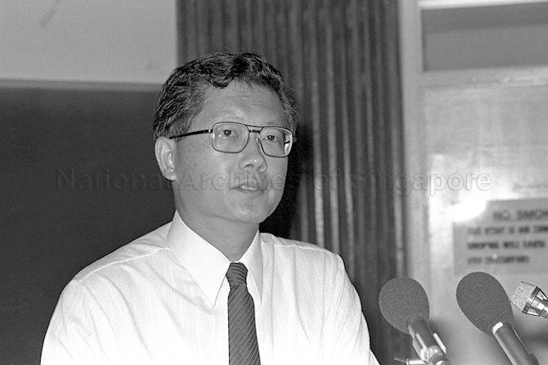 Minister of State for Education Dr Tay Eng Soon speaking at