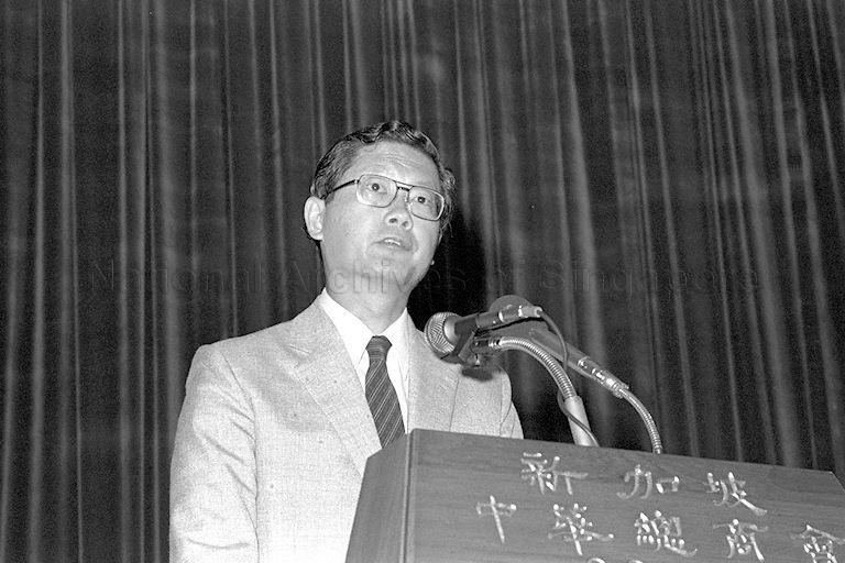 Minister of State for Education Dr Tay Eng Soon speaking at