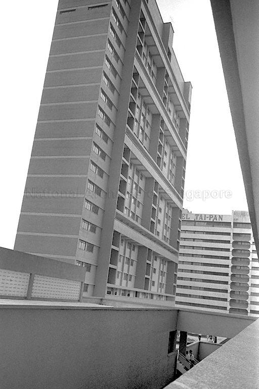 VIEW OF HOUSING AND DEVELOPMENT BOARD (HDB) FLATS UNDER HOME