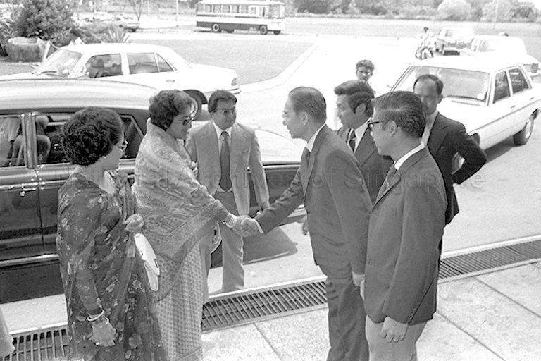 King Birendra's sister, Princess Sharada Shah going through