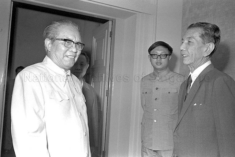 Foreign Minister of People's Republic of China Huang Hua,