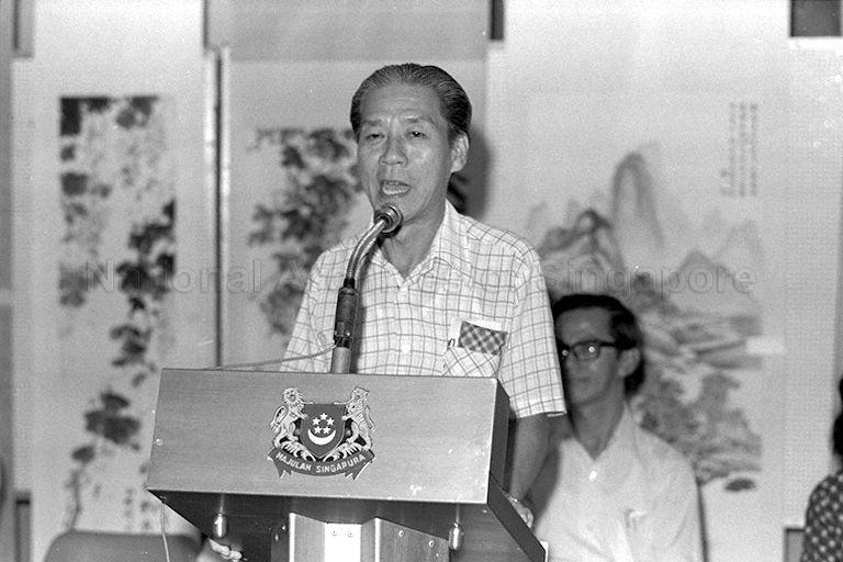 Member of Parliament for Bukit Ho Swee Seah Mui Kok speaking