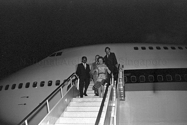 Prime Minister of New Zealand Robert Muldoon and Mrs Thea