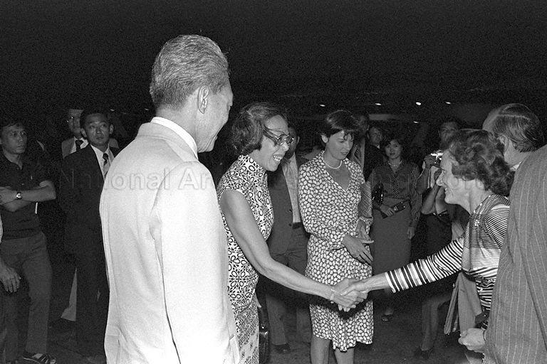 Mrs Thea Dale Muldoon, who arrives in Singapore for a three-