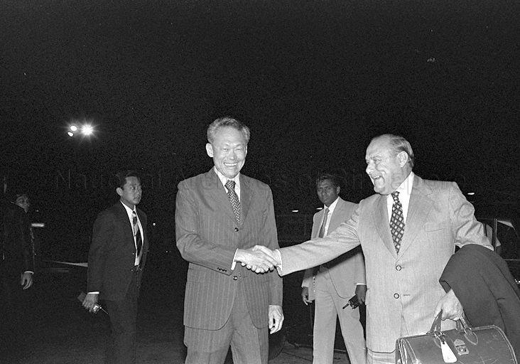 Prime Minister of New Zealand Robert Muldoon, who is leaving