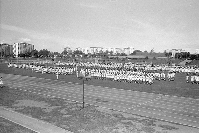 Red Cross Day parade at Toa Payoh Sports Complex