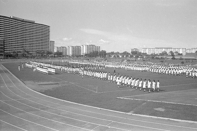 Red Cross Day parade at Toa Payoh Sports Complex