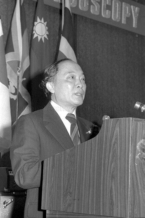 Chairman of the organising committee, Professor Seah Cheng