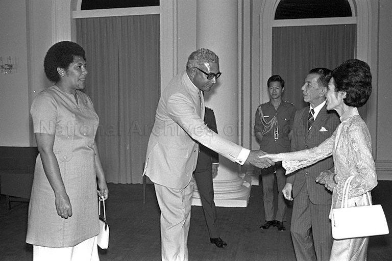 Prime Minister of Fiji Ratu Sir Kamisese Mara and Lady Ro
