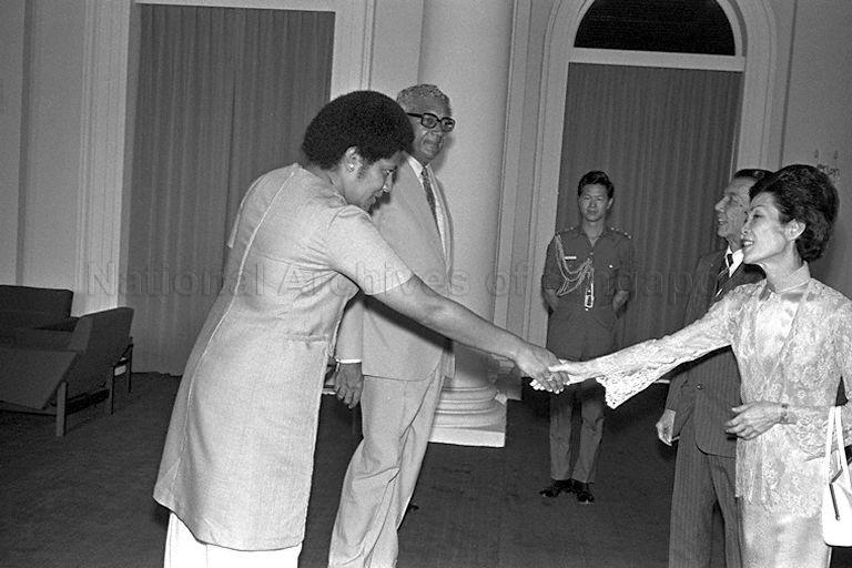 Prime Minister of Fiji Ratu Sir Kamisese Mara and Lady Ro