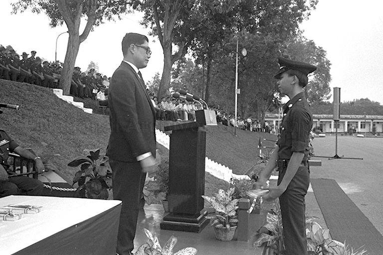 Anthony Tan Cheng Lock, one of the seven best trainees of