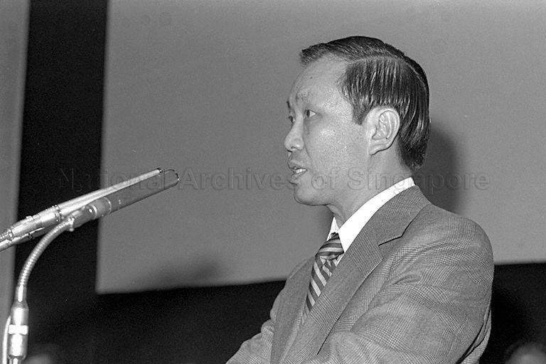 ASEAN Secretary-General of Singapore Tan Boon Seng speaking