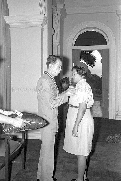 President Dr Benjamin Henry Sheares, who is also Chief Scout