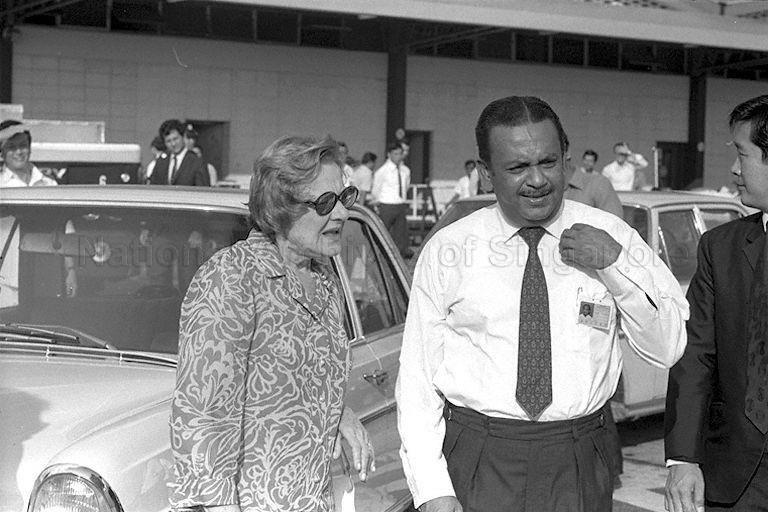 Mrs Piroska Rajaratnam, wife of Minister for Foreign Affairs