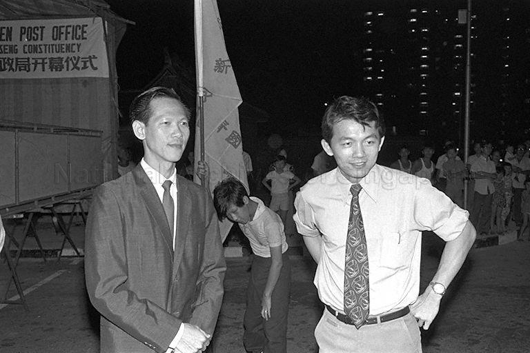 Member of Parliament for Kim Seng Dr Ong Leong Boon (right)