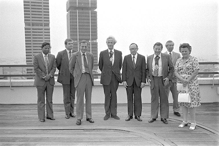 Group photograph of delegation led by Lord Mayor of London