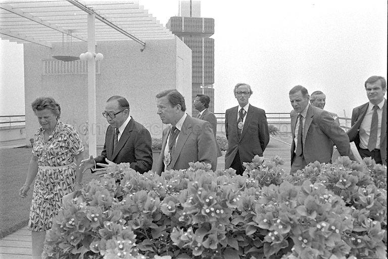 Minister for National Development Teh Cheang Wan (second