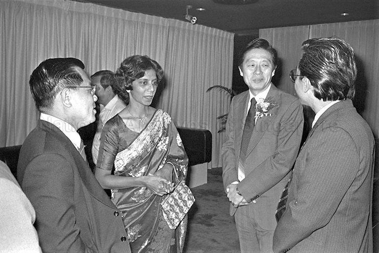 MRS S JAYAKUMAR, WIFE OF ACTING MINISTER FOR LABOUR AND