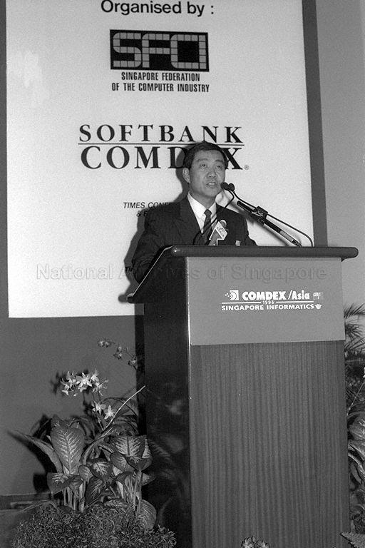 Official speaking during opening of COMDEX/ASIA at