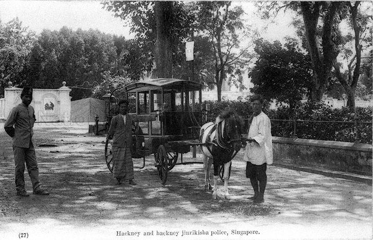 A four-wheeled hackney carriage which was the most popular