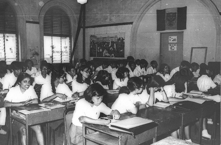 CLASS IN SESSION AT RAFFLES INSTITUTION