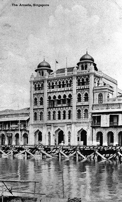 The Alkaff Arcade at southeast end of Raffles Place,