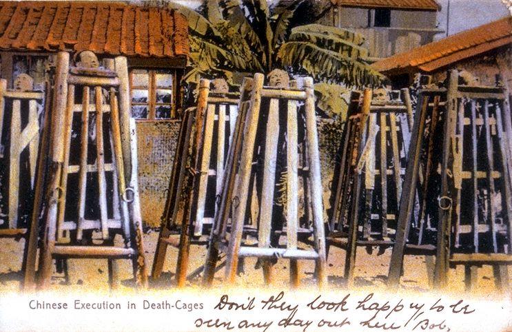 CHINESE EXECUTION IN DEATH-CAGES, HONGKONG