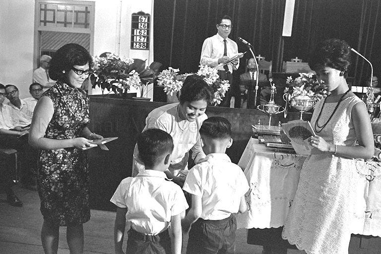 Wife of Minister of State for Education Mrs Rahim Ishak