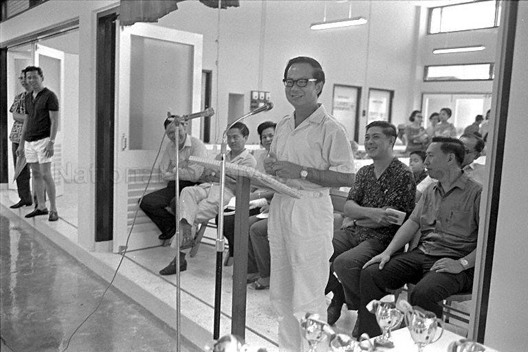 DEPUTY PRIME MINISTER DR TOH CHIN CHYE DELIVERS HIS SPEECH