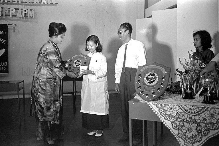 Wife of Minister of State for Education Mrs Rahim Ishak