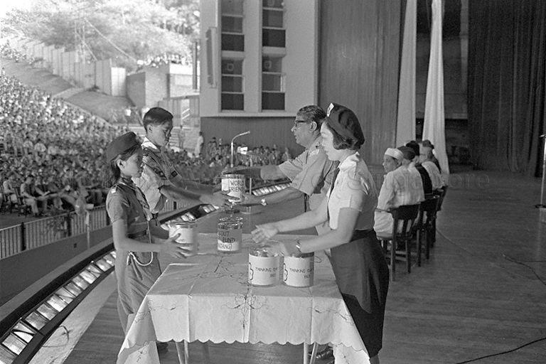 Representatives from scout districts and guide districts