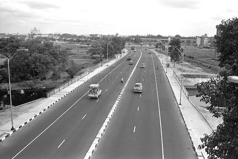 View of Mountbatten Road looking towards Old Airport Road