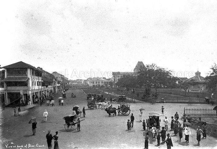 Hong Lim Green (now Hong Lim Park) and the junction of New