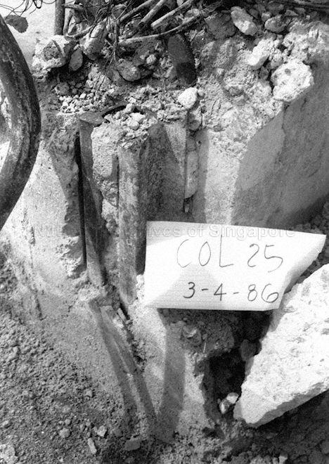 HOTEL NEW WORLD - COLUMN WITH CONCRETE ENCASING & STEEL