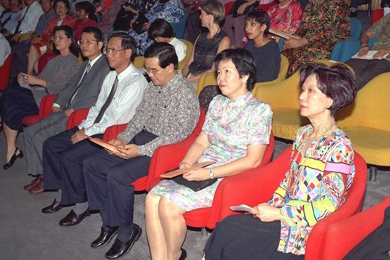 From left, Director of National Archives of Singapore (NAS)
