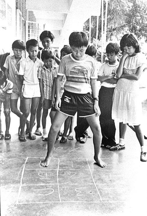 TWO TO FIVE PLAYERS CAN PLAY CHINESE HOPSCOTCH