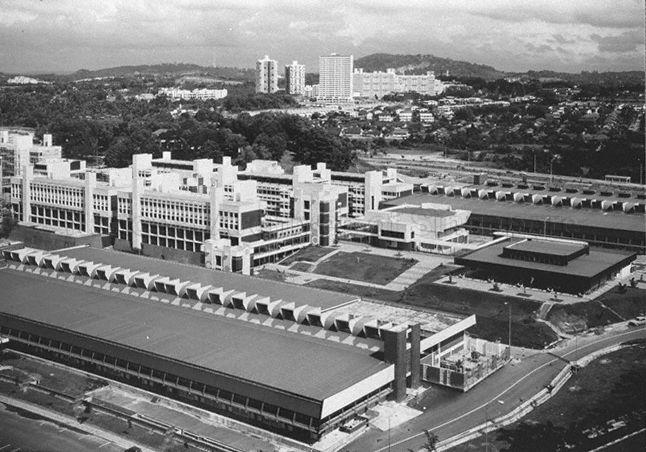 AERIAL VIEW OF SINGAPORE POLYTECHNIC